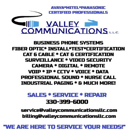 Telecommunications Contractors - Valley Communications llc