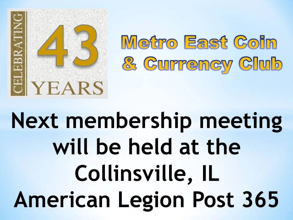 Coin Collecting, Coin, Coin Shows - Metroeastcoincurrencyclub ...