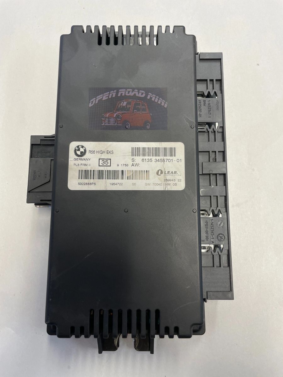 Mini Cooper FRM Footwell Module Light Control Module R56 61353455701