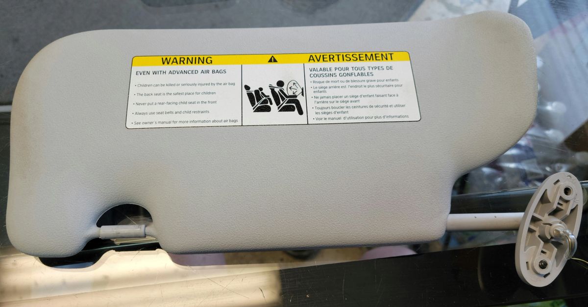 Mini Cooper Sun Visor Right Side R55 R56 R57