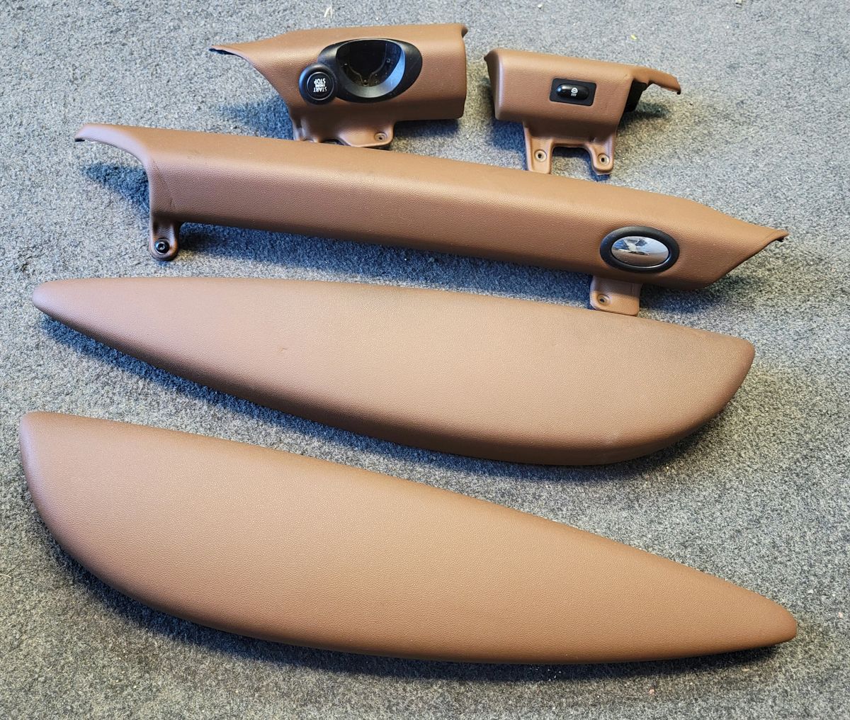 Mini Cooper Mayfair Brown Interior Dash Trim Set R55 R56 R57 R58 R59