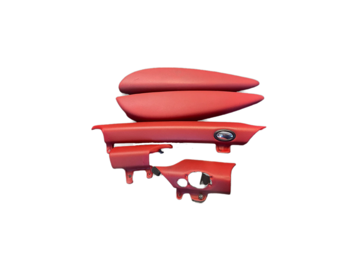 Mini Cooper Rooster Red Interior Dash Trim Set R55 R56 R57 R58 R59 ...