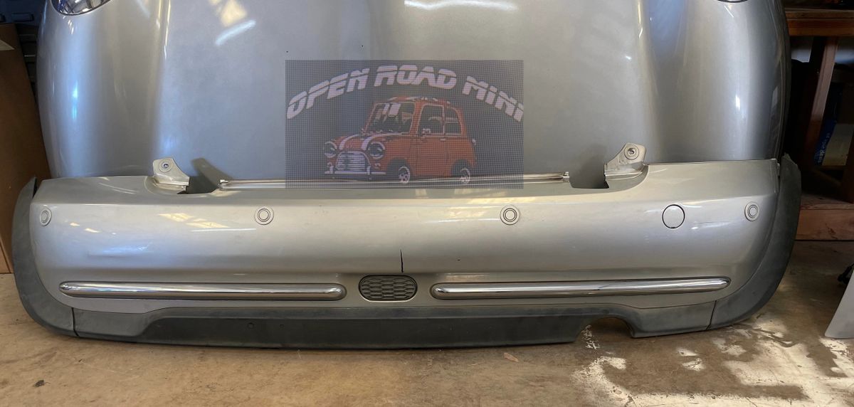 Mini Cooper R52 Base Rear Bumper Silver