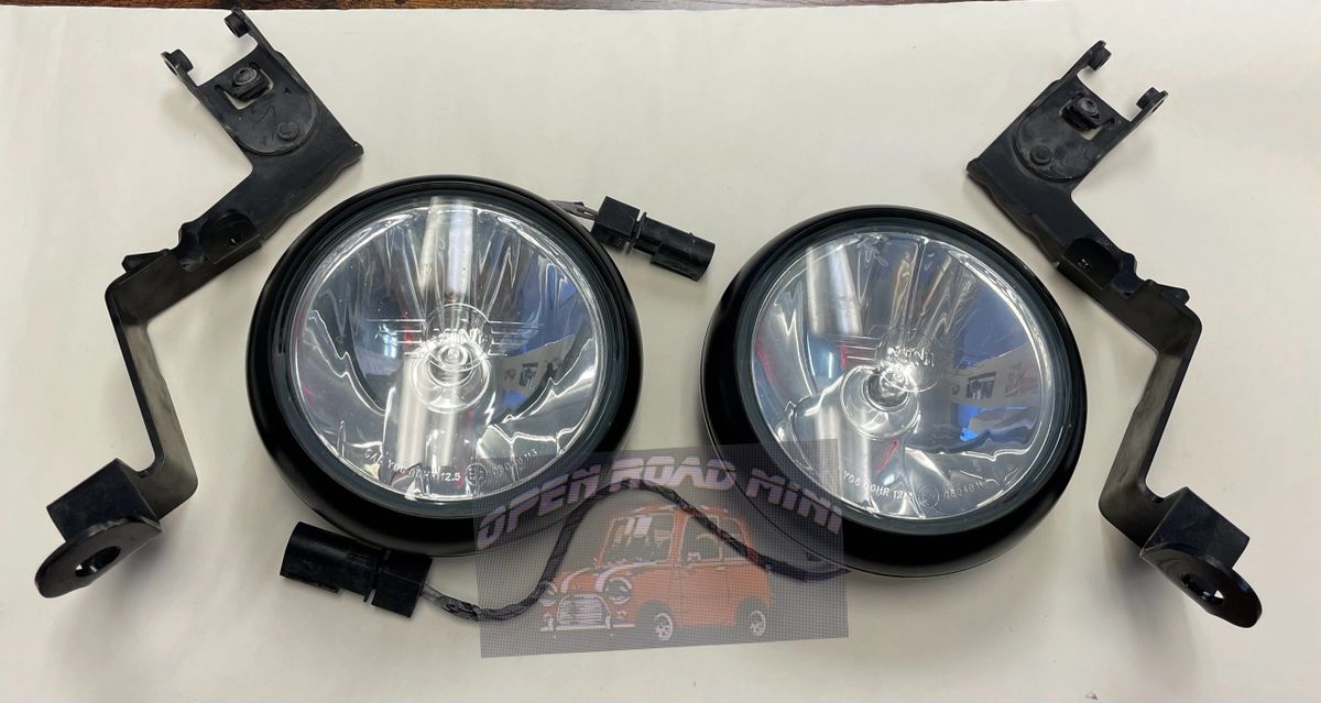 Mini Cooper Rally Fog Lights Pair with Brackets Countryman Paceman R60 ...