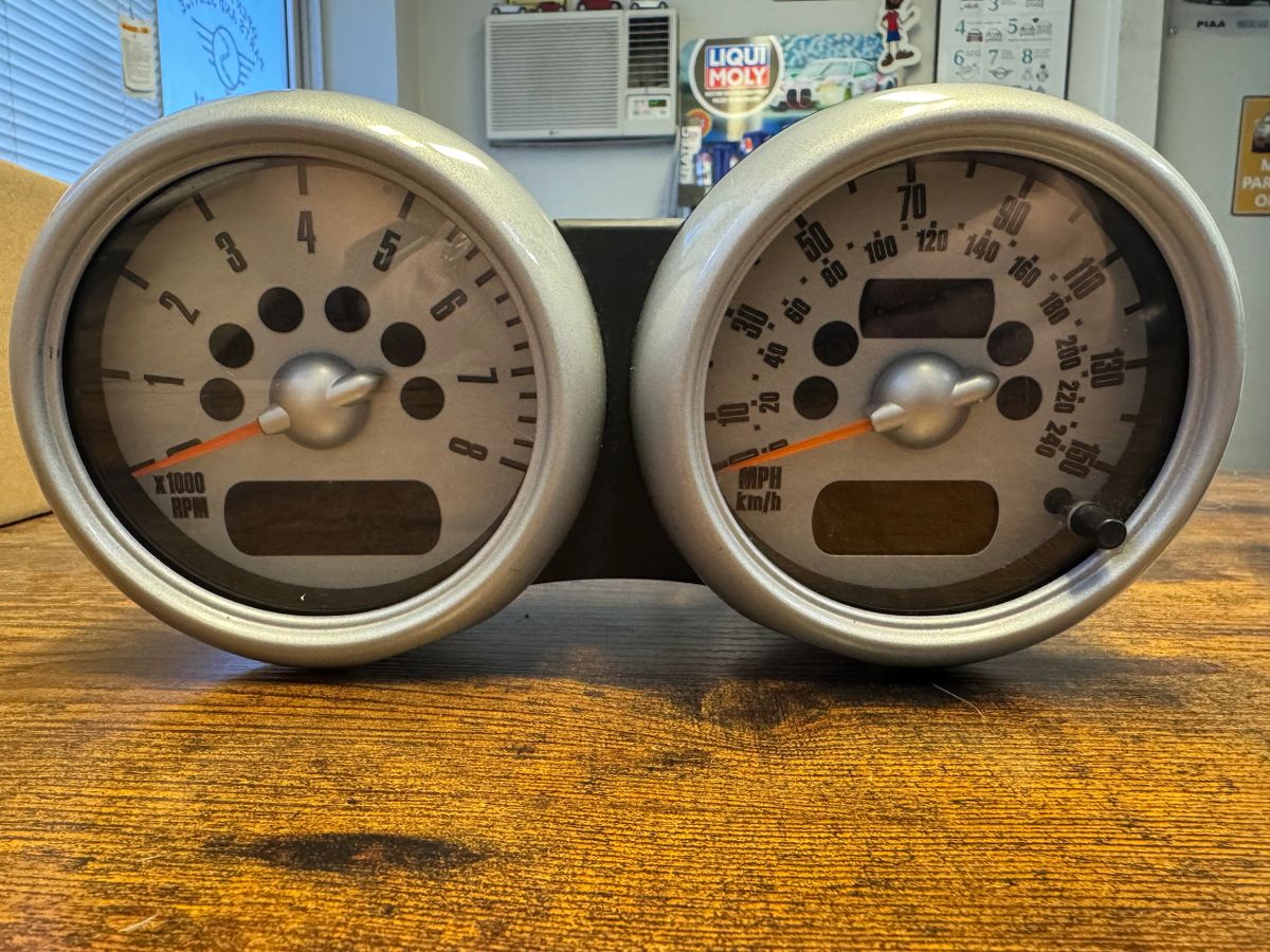 2002-2008 Mini Cooper Chrono Pack Speedometer and Tachometer R50 R52 ...