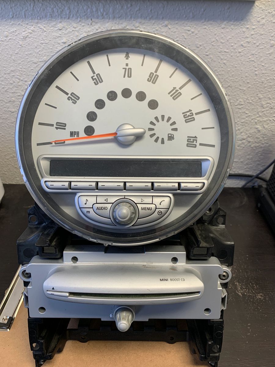 2007-2010- Mini Cooper Speedometer Radio Boost CD 65123455539 62109233770