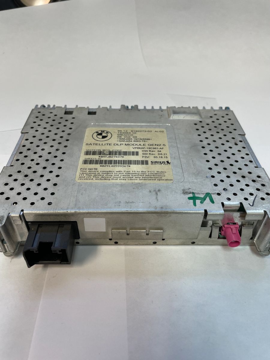 2007-2010 Mini Cooper Satellite Sirius XM Radio Module 65129192273