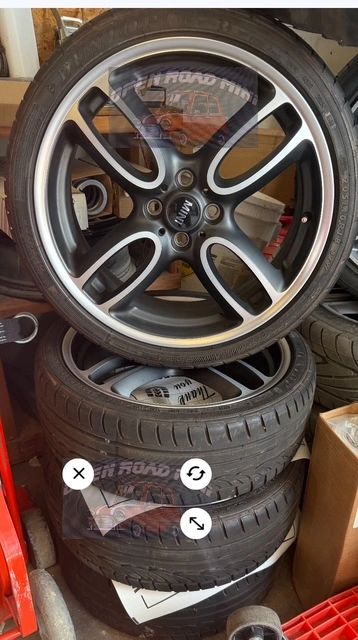 2006 MINI COOPER GP1 R107 MINI JCW GP Wheel SET 18" (4x100) - Black ...