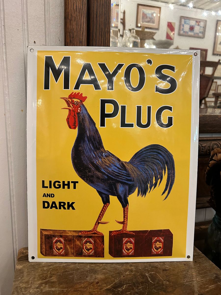 Vintage Inspired Porcelain Sign