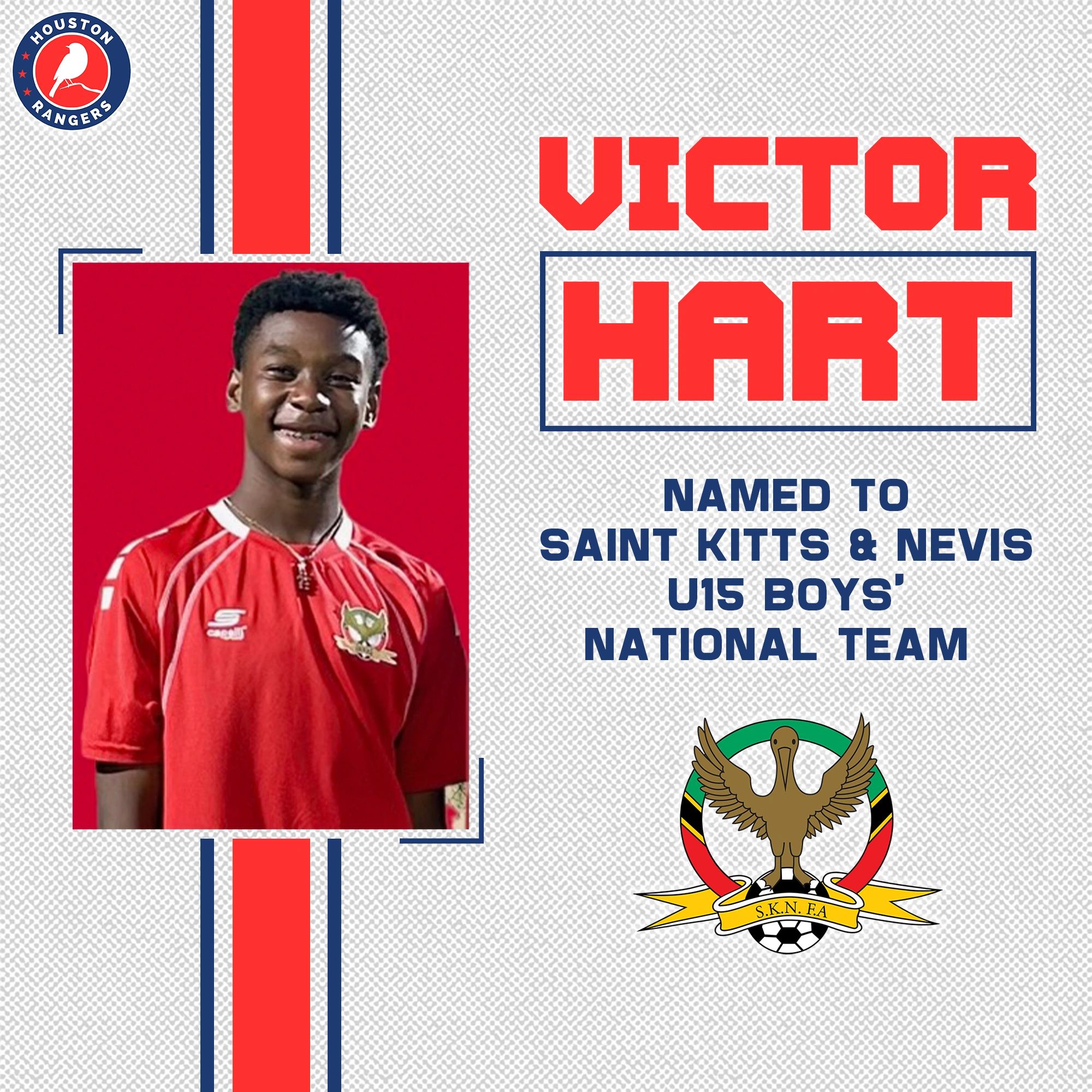 Houston Rangers' Victor Hart Named To Saint Kitts & Nevis U15