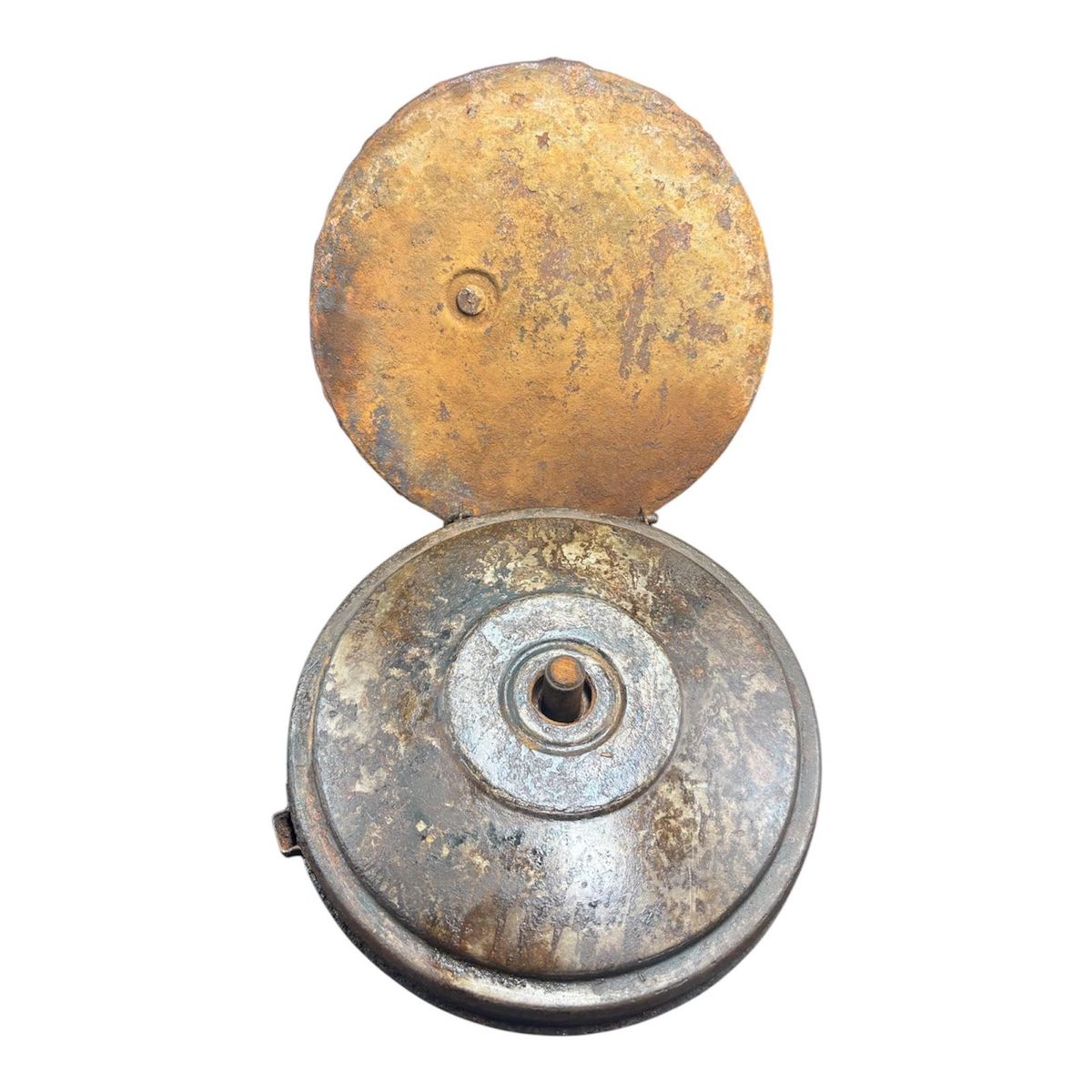 WW2 German Anti tank tellermine 42 w/ wood transport plug