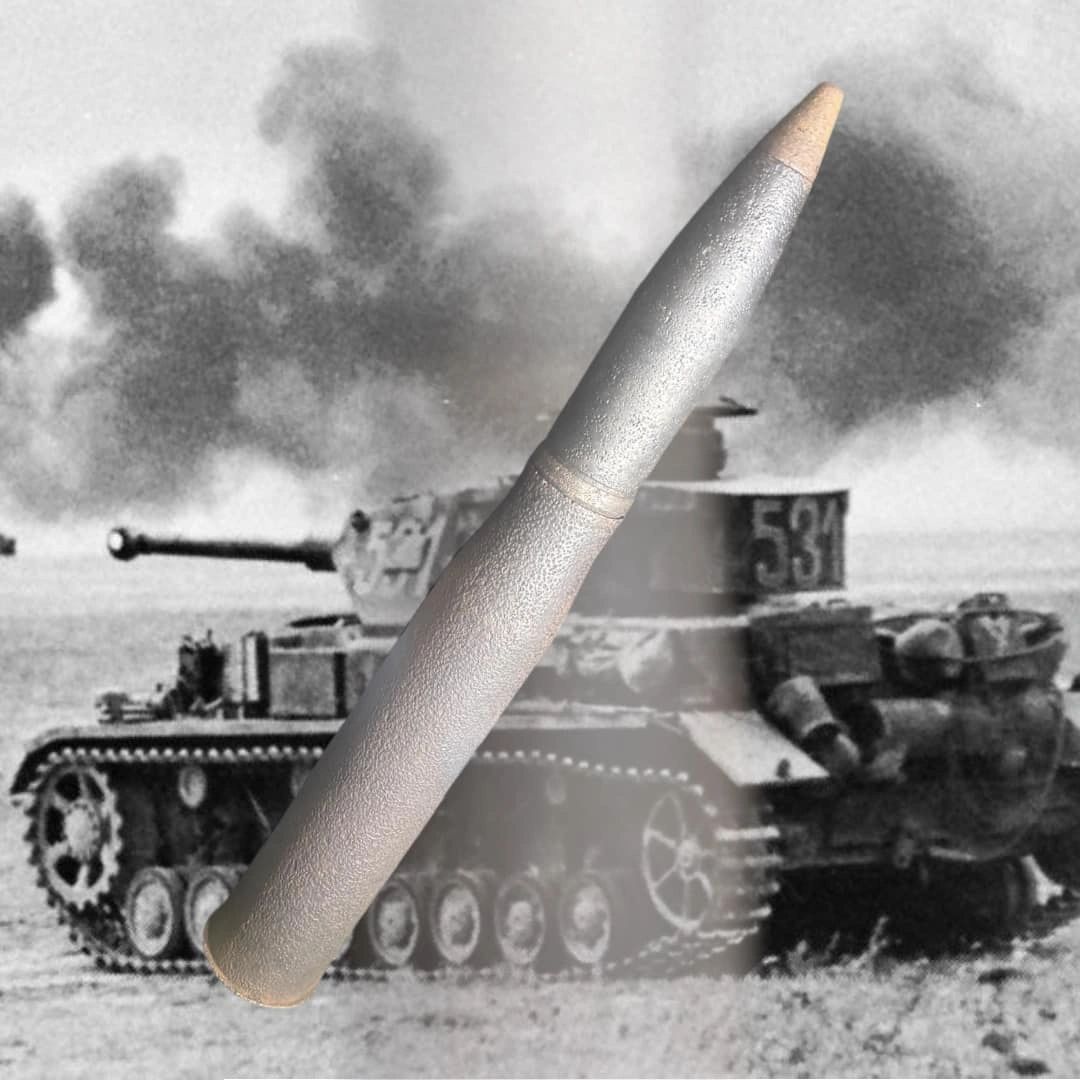WW2 German Panzer IV 7.5cm KwK40 Tank round - INERT