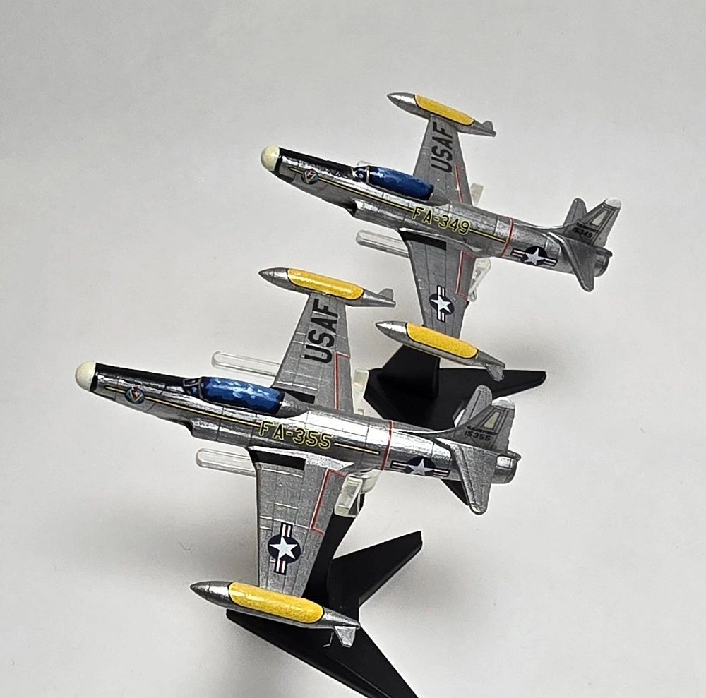 Lockheed, F-94B Starfires, 68th and 319th FIS, 1/200 scale, Painted Models