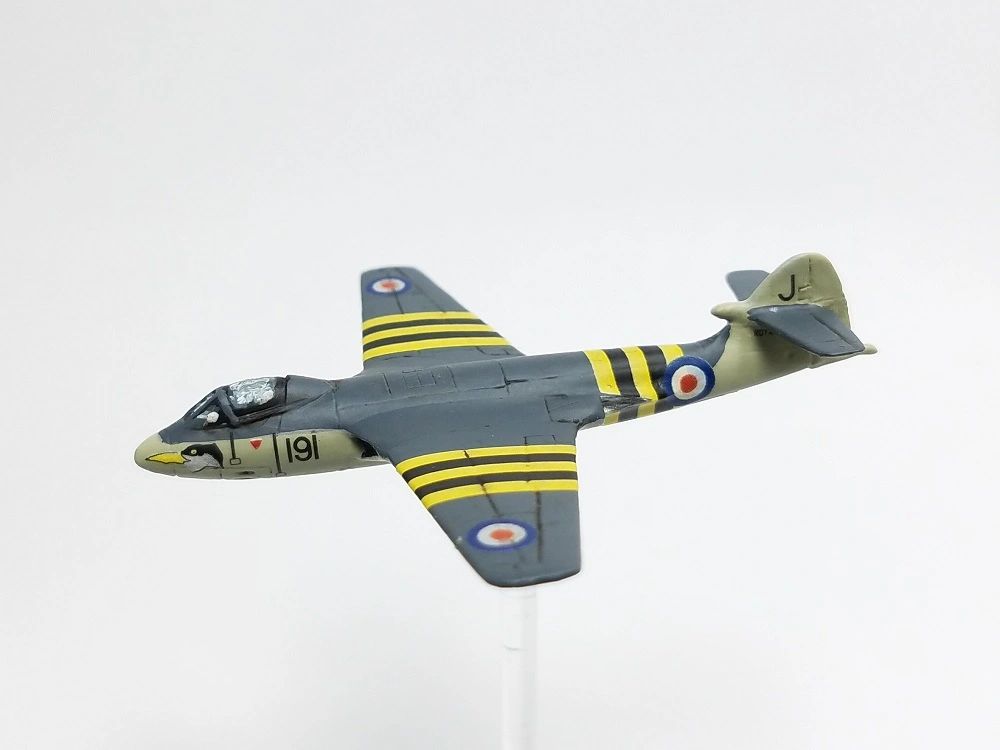 Set of four (4) Hawker Sea Hawk, 1/200 scale, Painted Models, 897 Naval ...