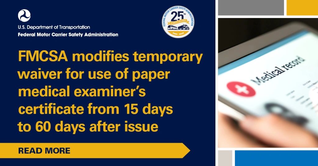 FMCSA Medical Card Changes & Waiver: What Fleets Should Know