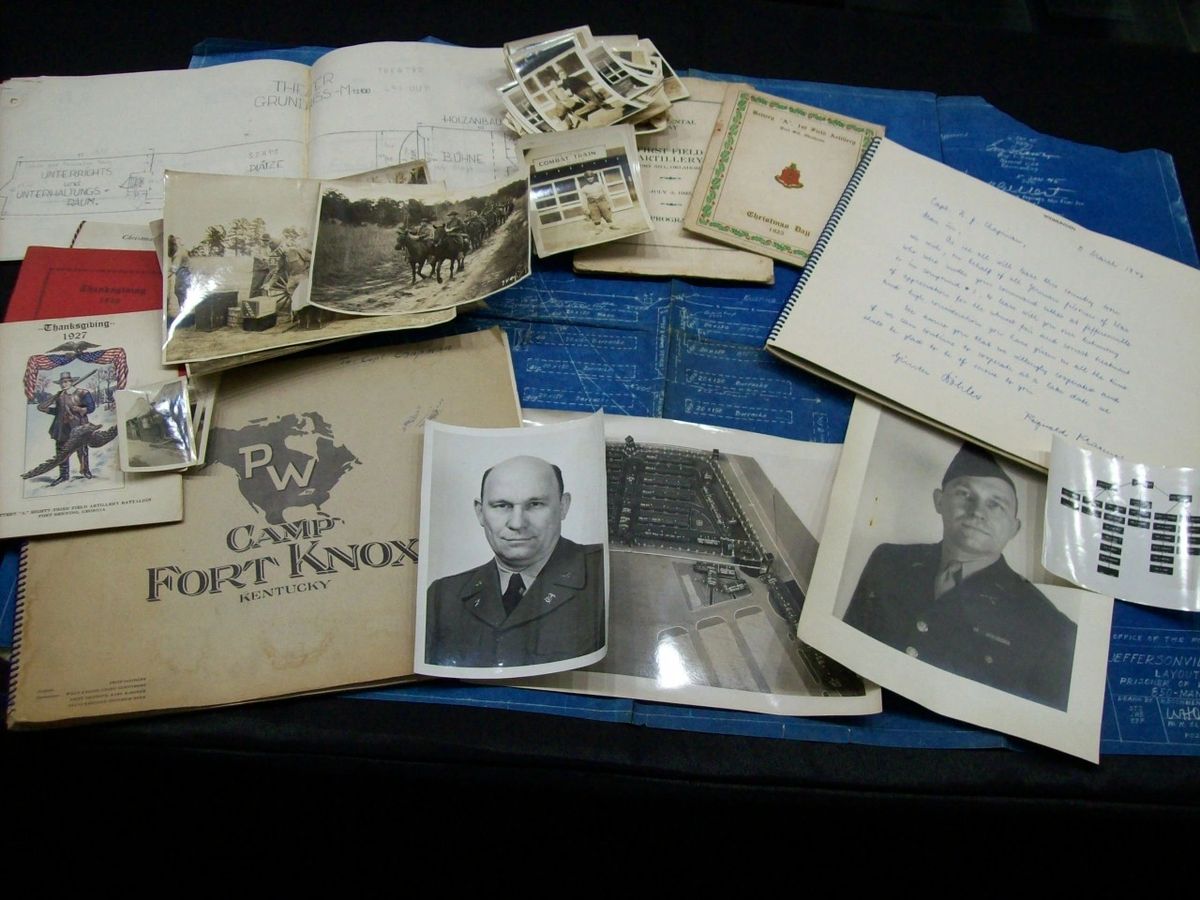 Large WWII POW Camp Fort Knox, KY Grouping for Capt. R.J. Chapman (Camp ...
