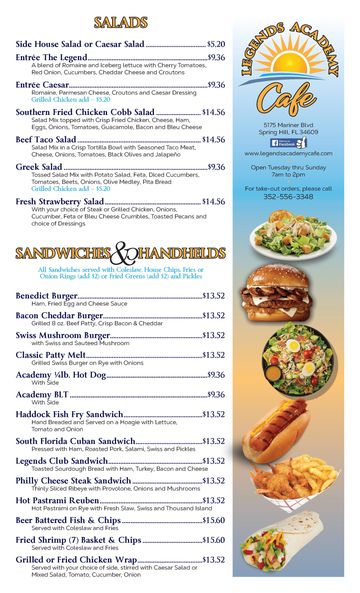 Legends Academy Cafe