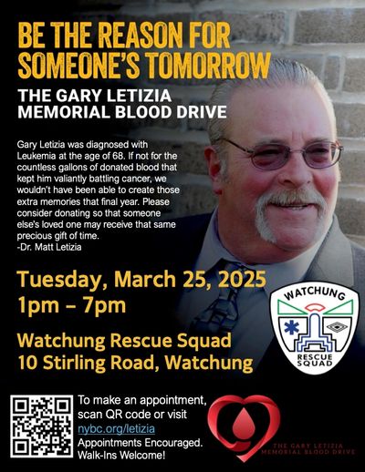 Watchung Rescue Squad - Emergency Medical Services, Volunteer