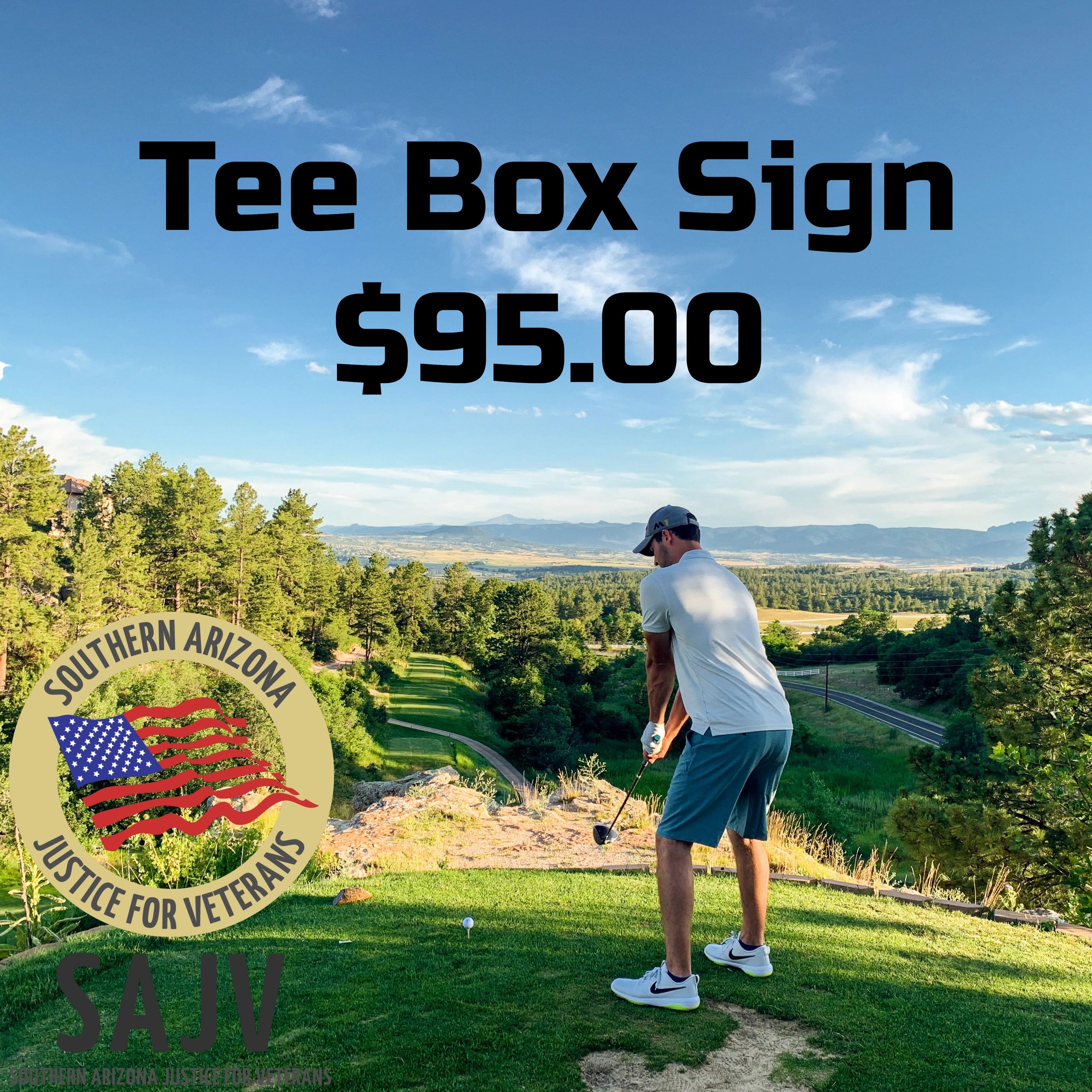 2020 EVENT CANCELLED Hole Sponsor Tee Box Sign