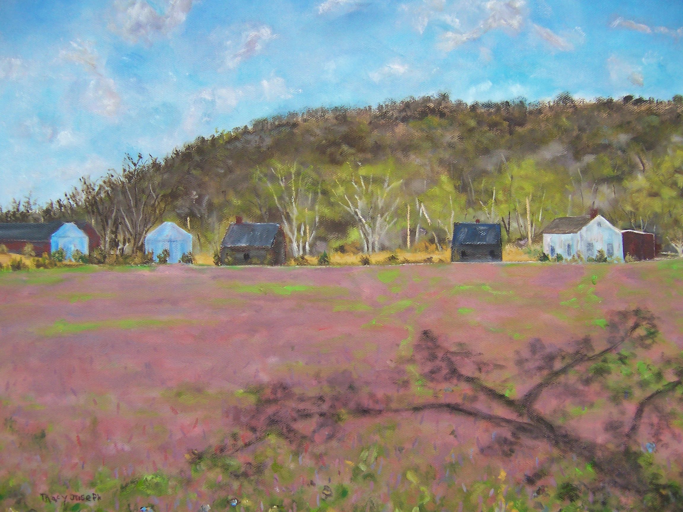 Paintings and Drawings - The Workshop on the River