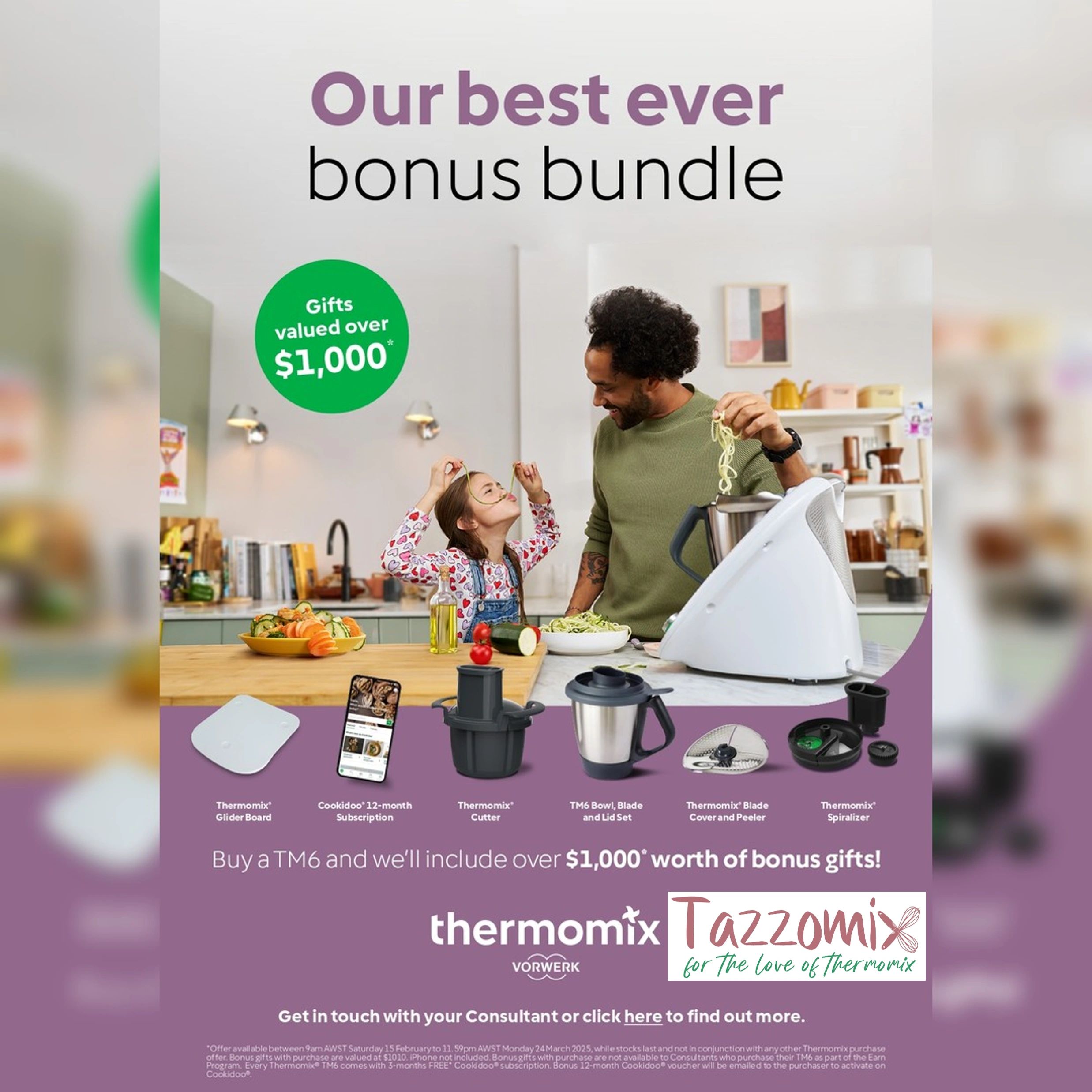Thermomix TM6 Buy Offer $1000 Freebies