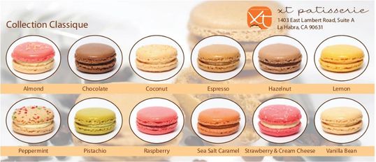 Macarons - XT Patisserie - Retail and Wholesale Macarons