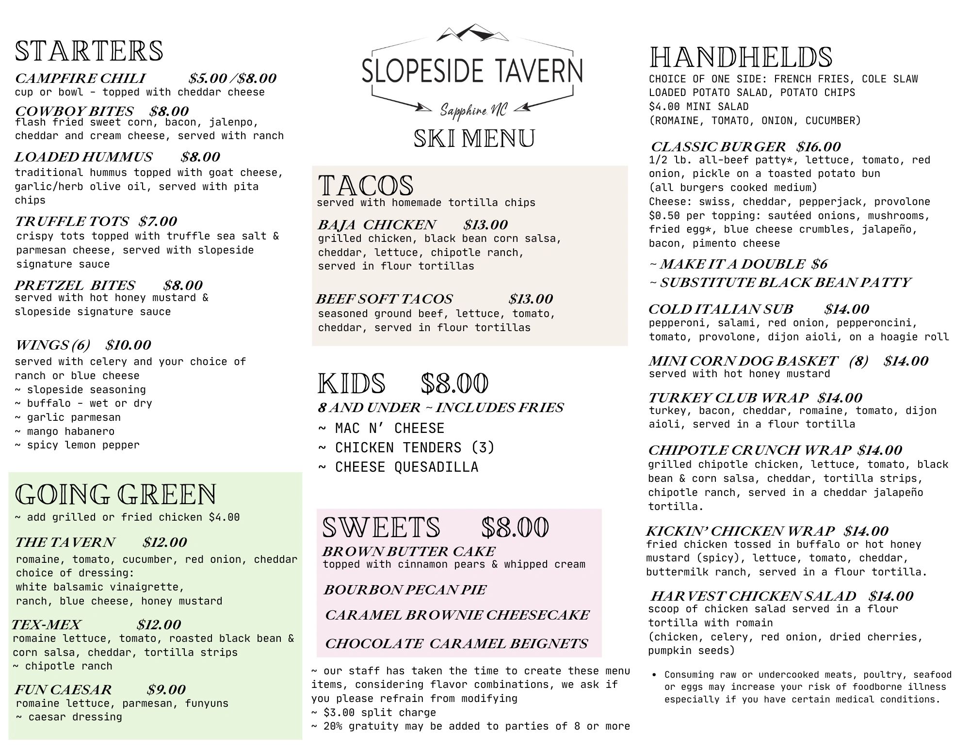 SlopeSide Tavern - Restaurant - Sapphire, North Carolina