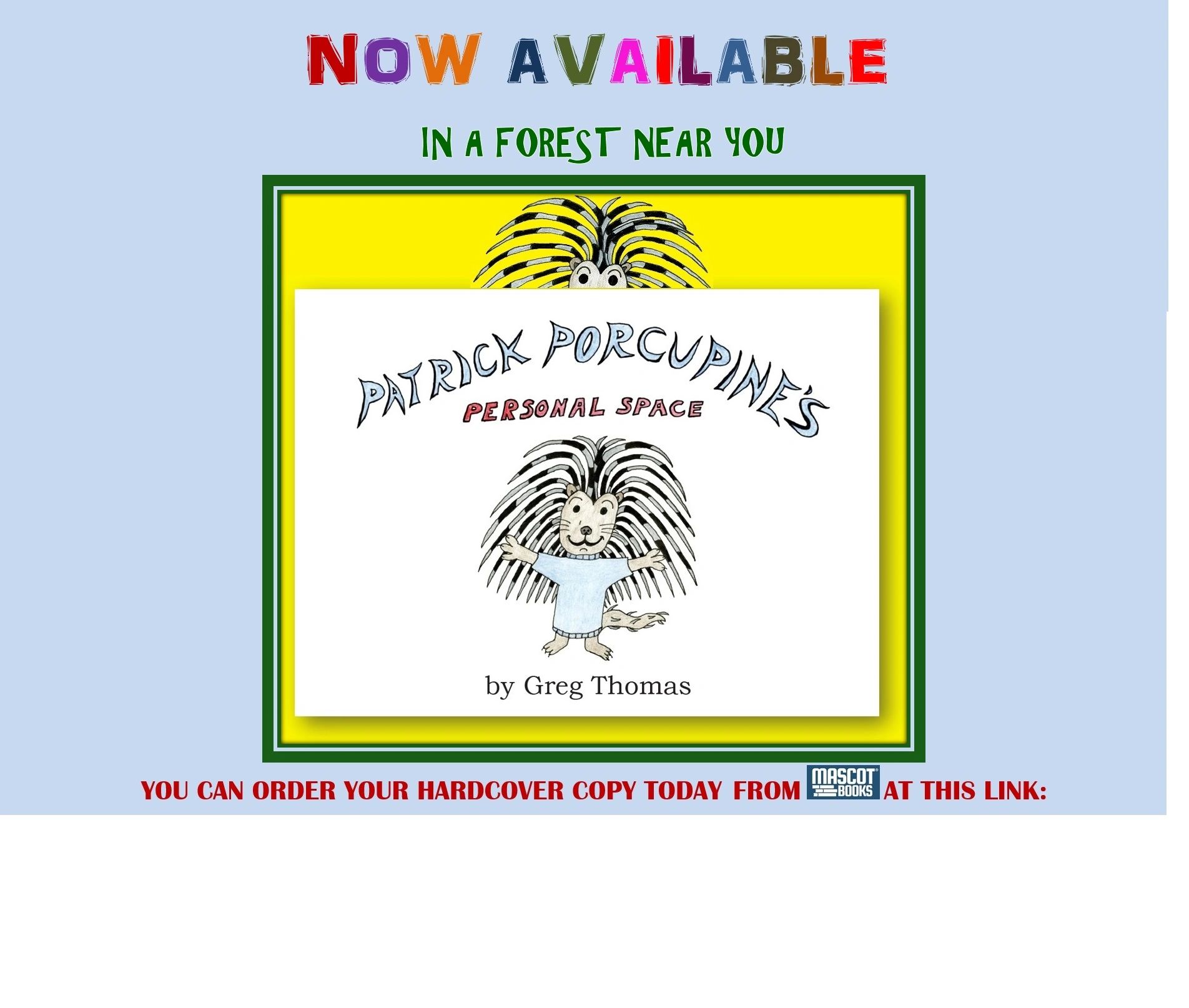 Patrick Porcupine - Children’s Books, Kids Books, Kindergarten Books