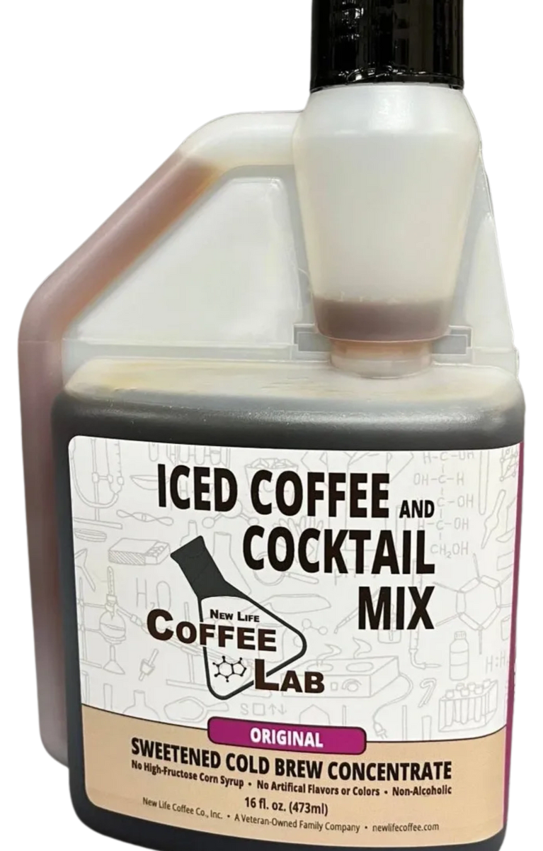 New Life Coffee - New Life Coffee Lab Iced Coffee & Cocktail Mix, 16 oz.