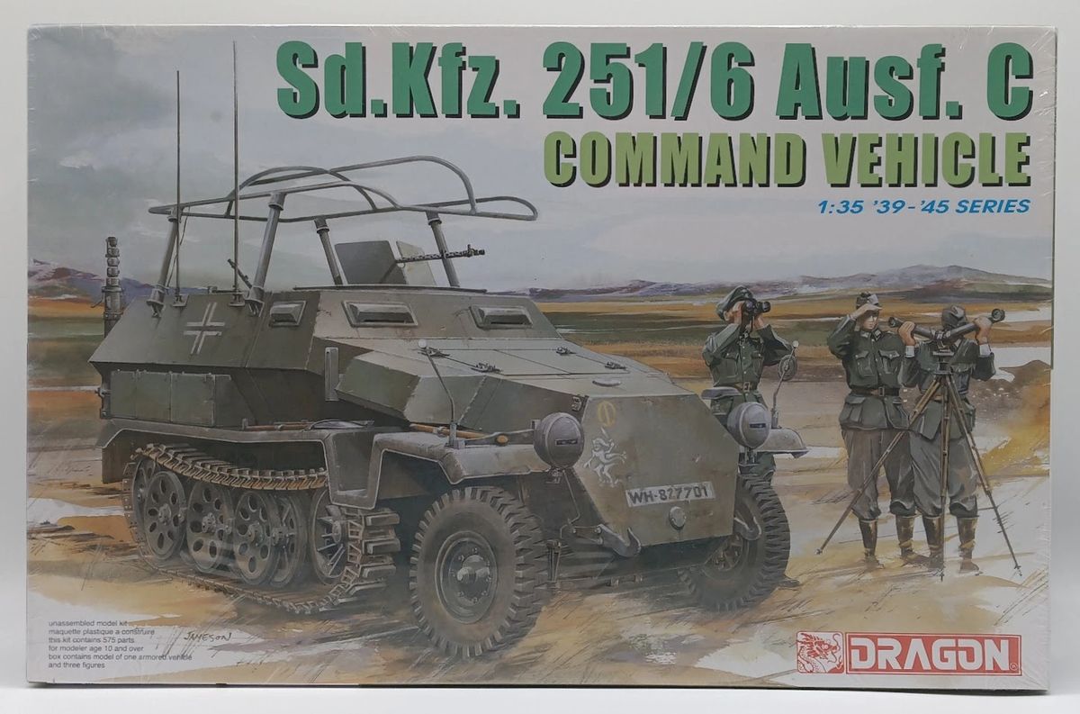 1/35 Dragon Sd.Kfz. 251/6 Ausf. C Command Vehicle Kit #6206