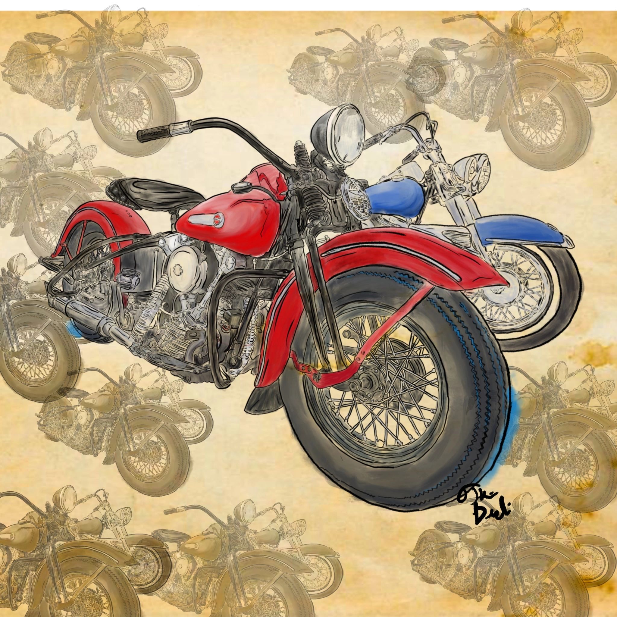 Photographer - Motorcycle Art, Handmade Coasters