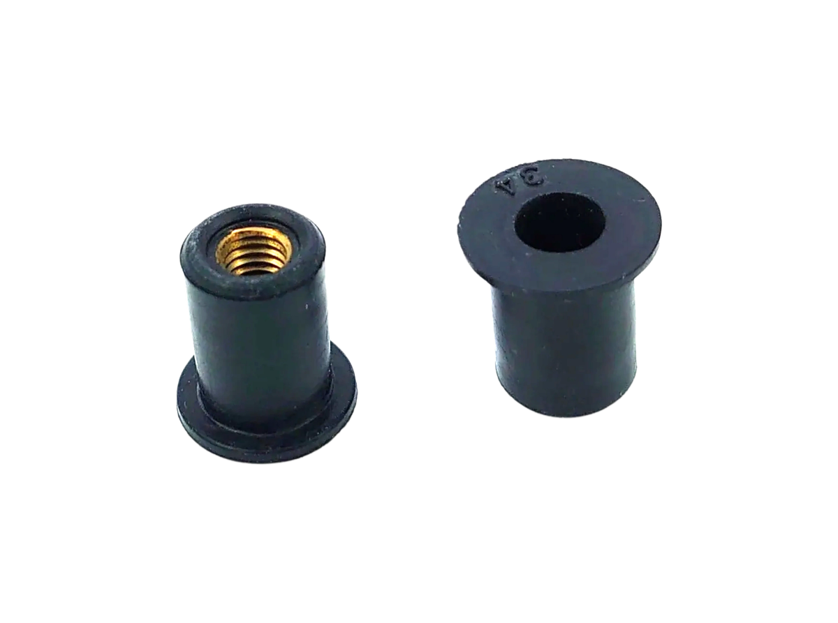 M5 x 15 Rubber well nut / Rawl style nut