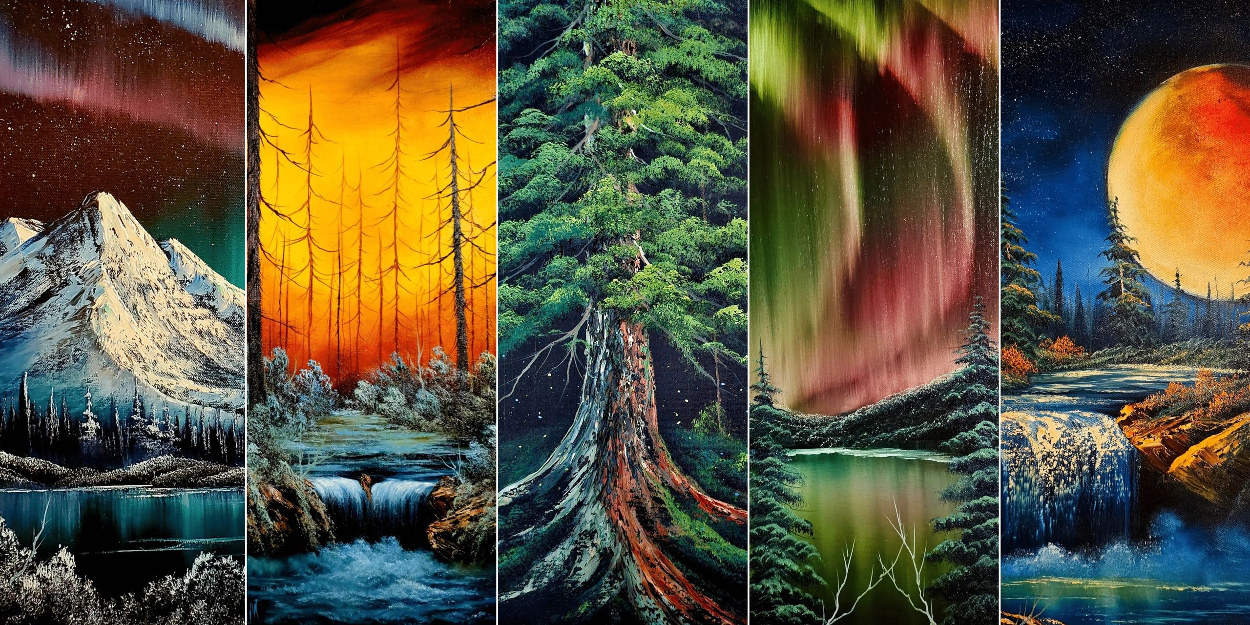 Bob Ross Painting Classes - Paint with Bram