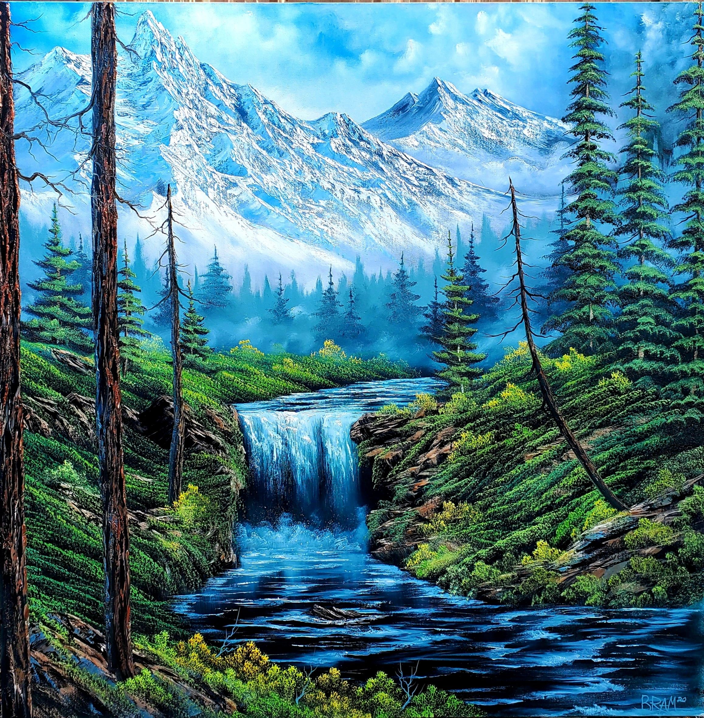 Bob Ross Painting Classes - Paint with Bram