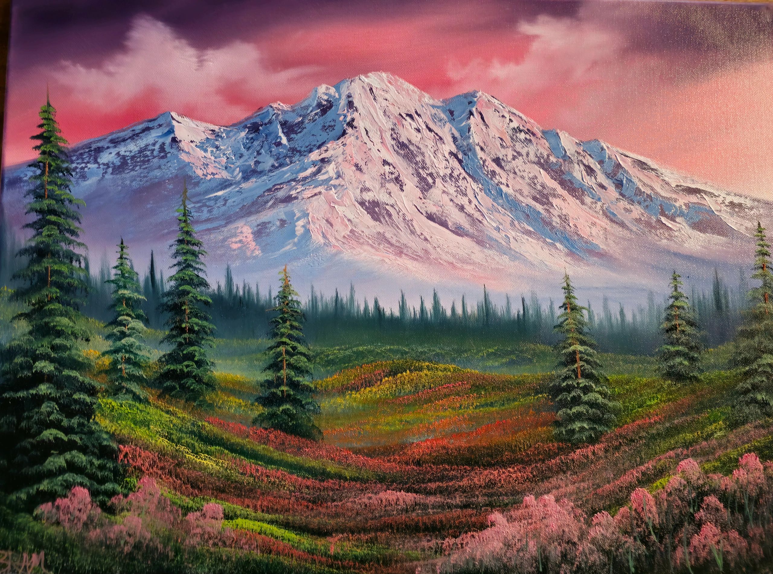 Bob Ross Painting Classes - Paint with Bram