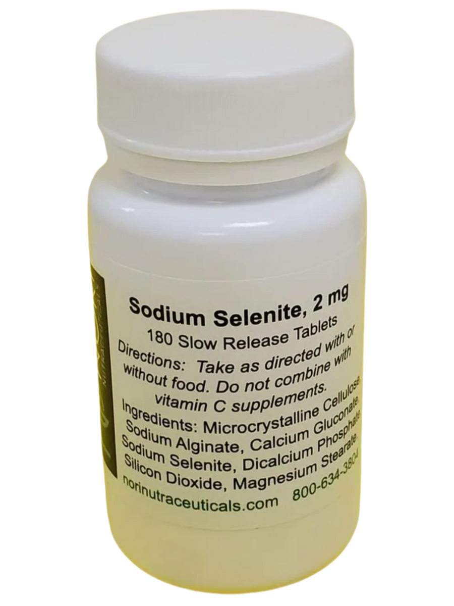 Sodium Selenite, 2 mg, 180 Slow Release Tablets