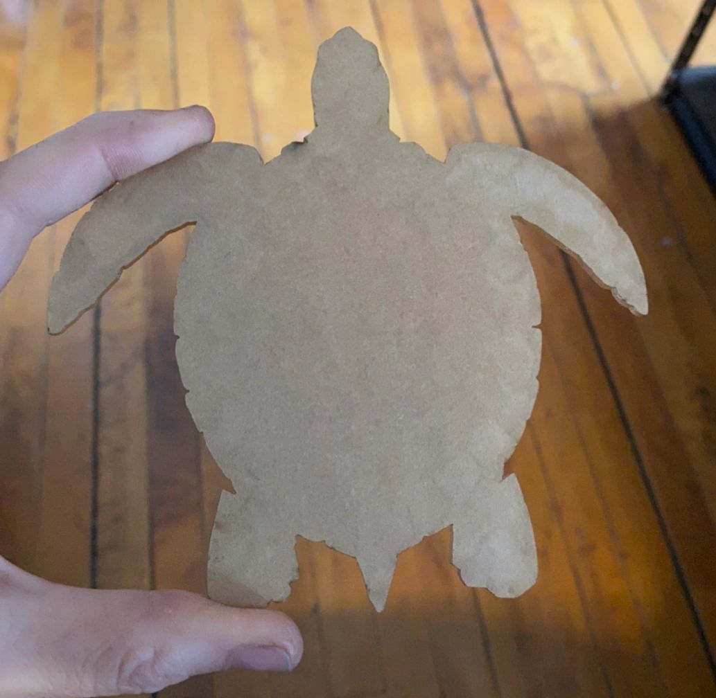 Clear Sea Turtle Coasters (Quantity Options)