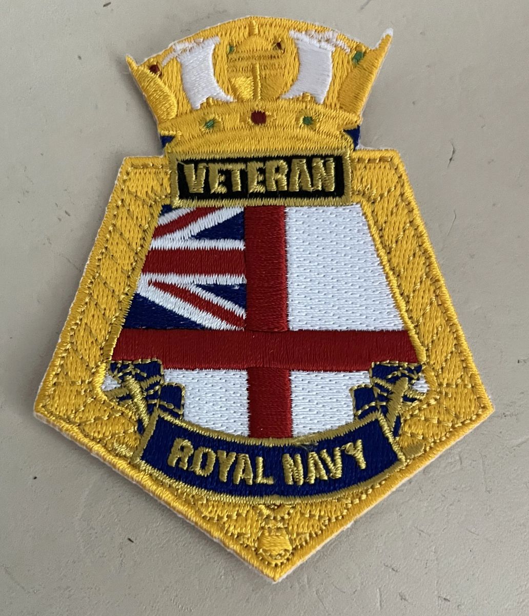 RN Veteran Sew on Patch Badge (Small Version)