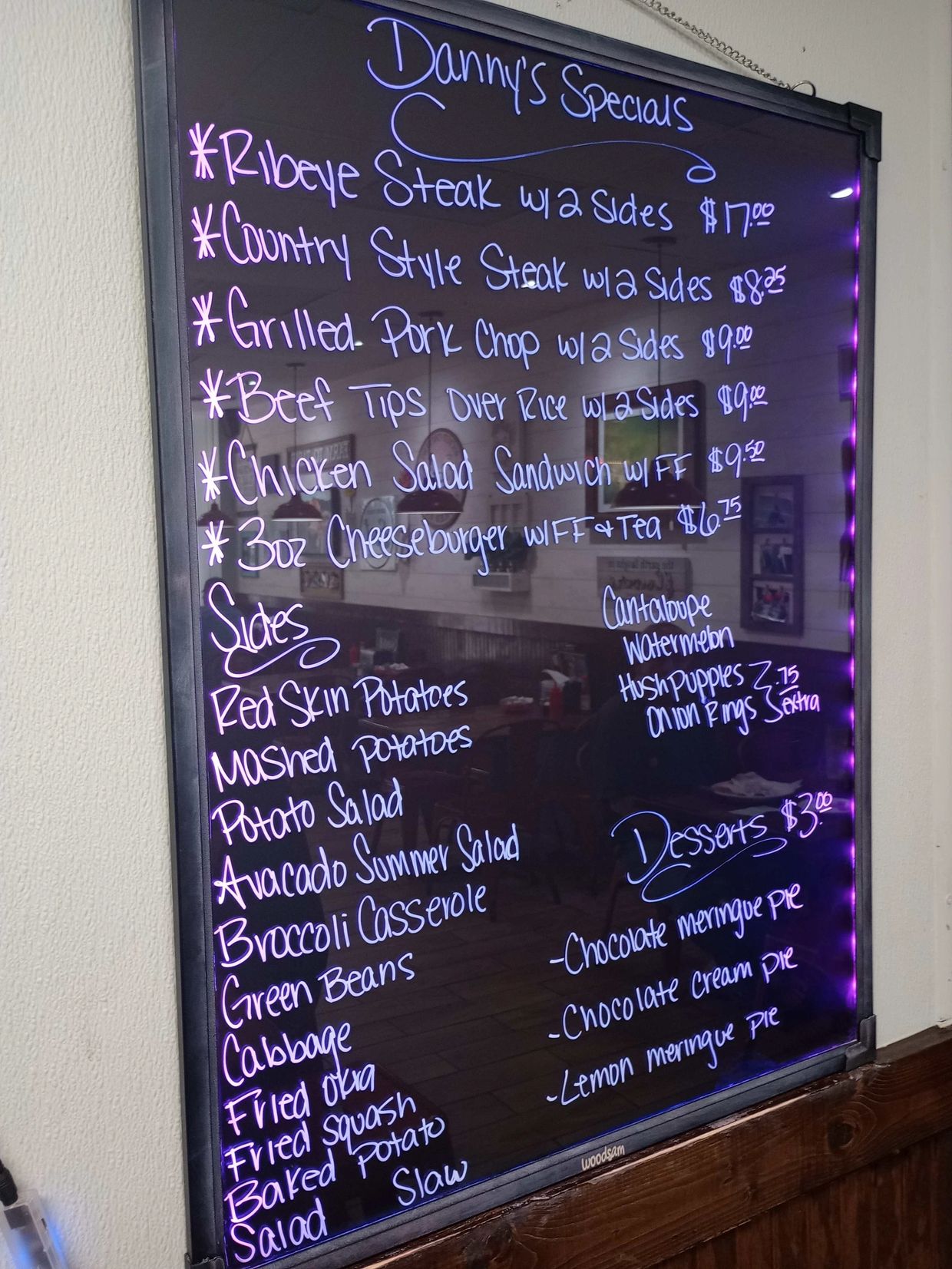 Specials | Danny's Cafe and Catering