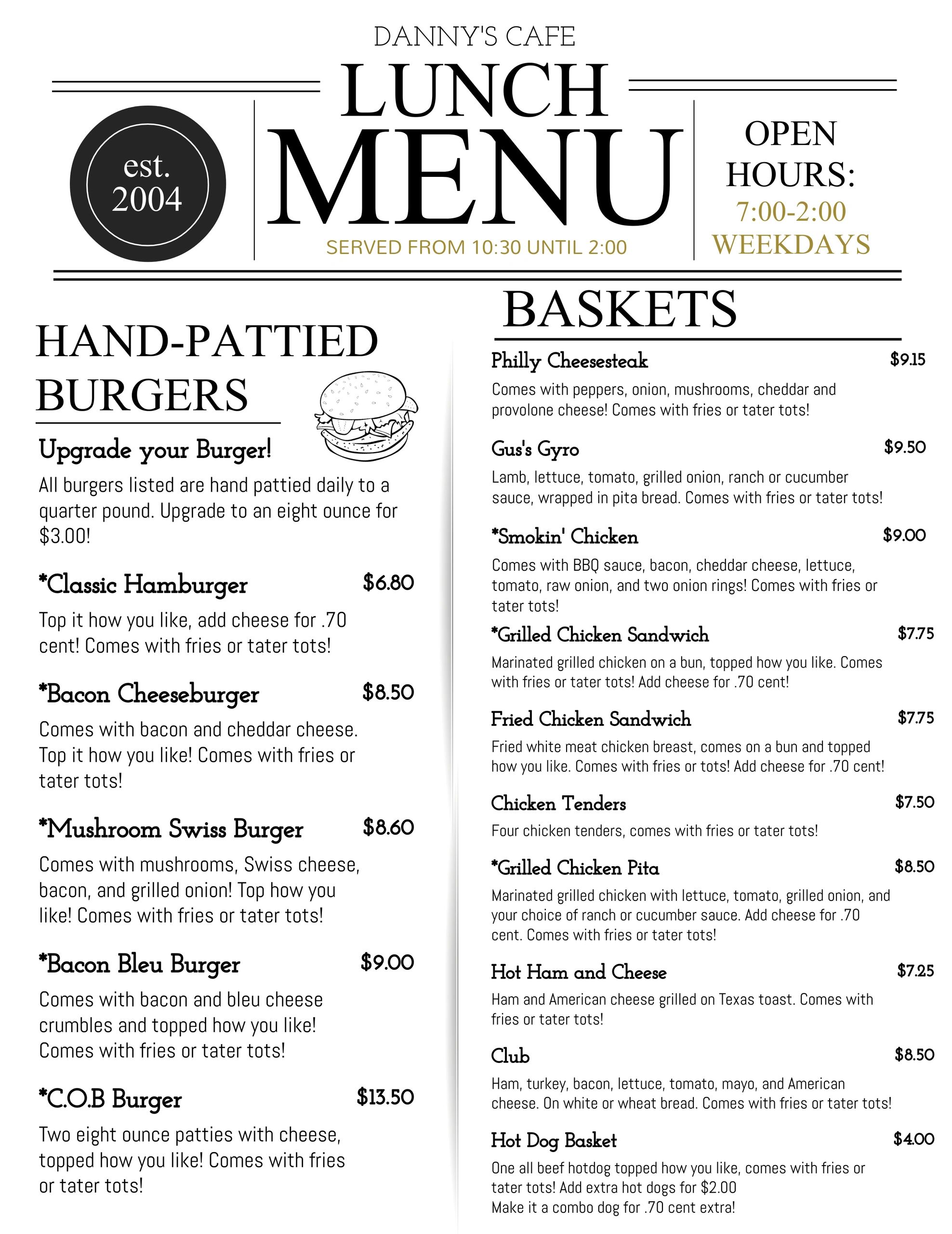 Danny's Cafe and Catering