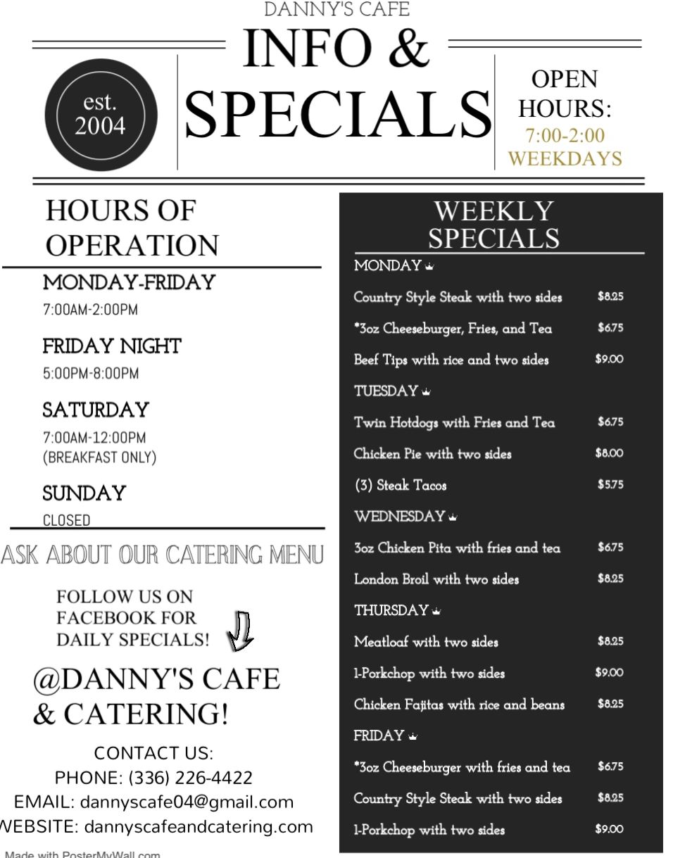 Danny's Cafe and Catering