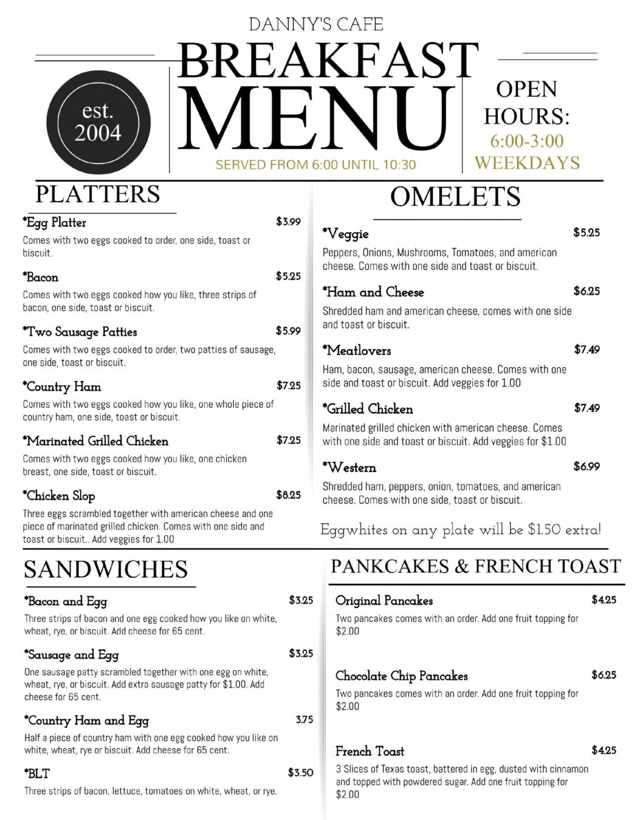 Danny's Cafe and Catering