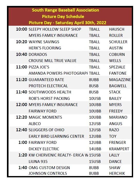 South Range Baseball Association