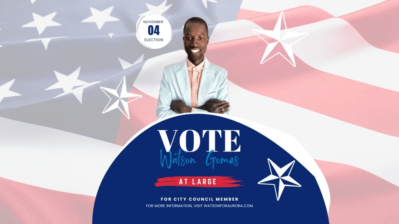 Watson for Aurora - Watson Gomes Candidate, Cca and Teacher