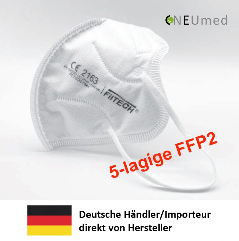 CNEUMED - Covid-19 FFP2 Mask, Covid-19 Ffp2 Mask, Filtech Qqqppe