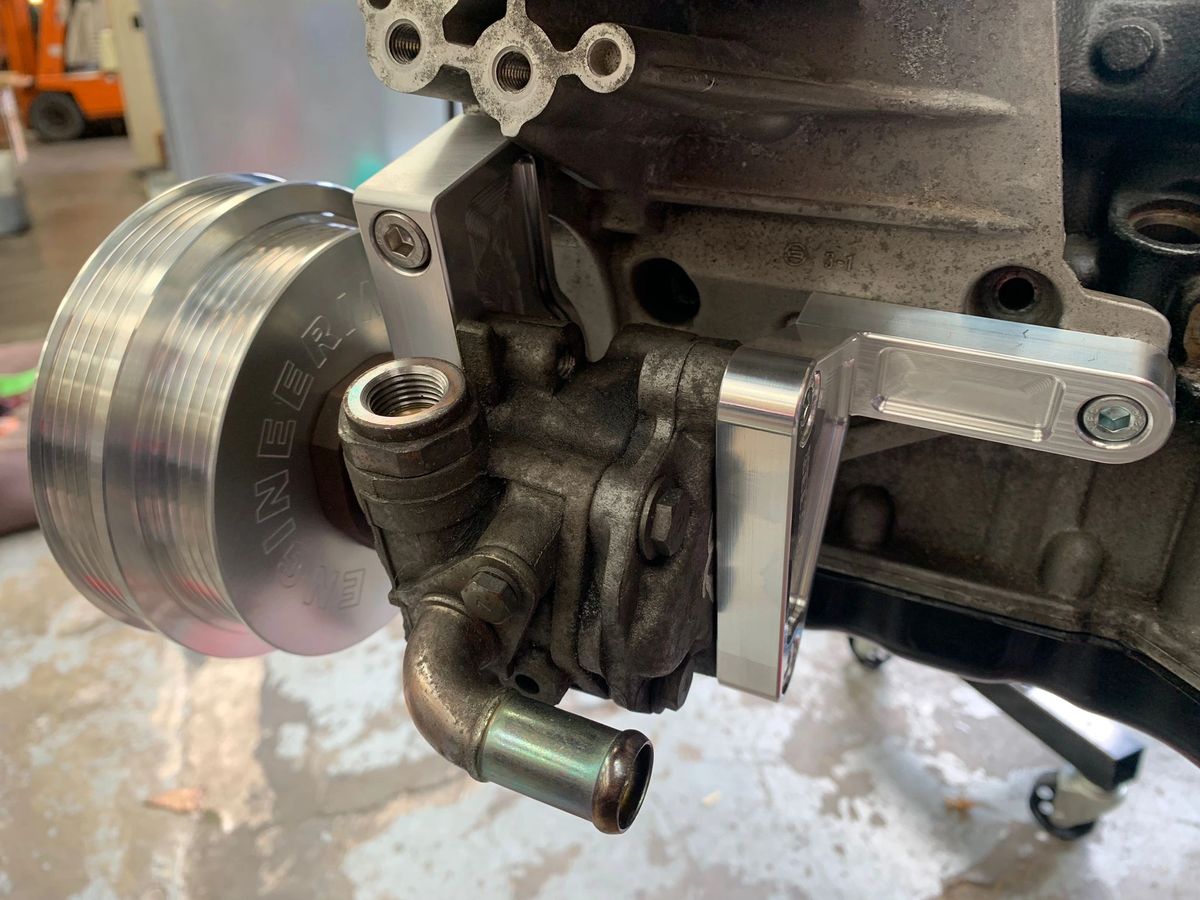 JAAATT Engineering 07K Power Steering Pump Relocation Kit