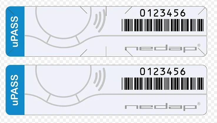 Nedap Stickers uPass Tag Tamper resistant - 200