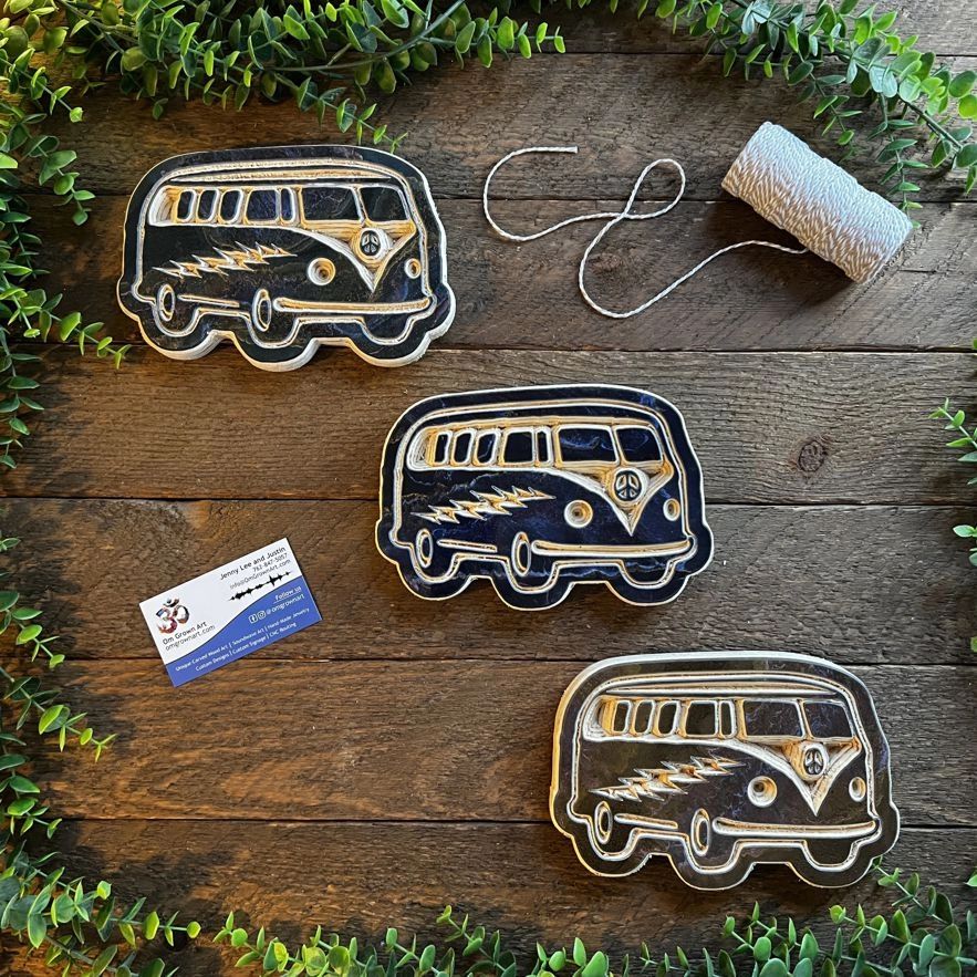 MULTI-SHADE VW PEACE BUS