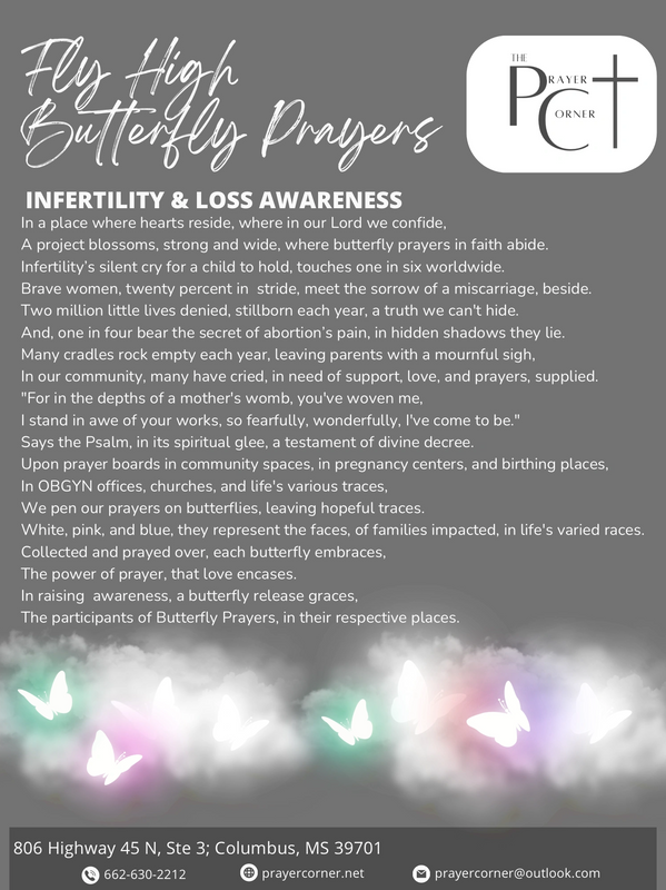 Fly High Butterfly Prayer