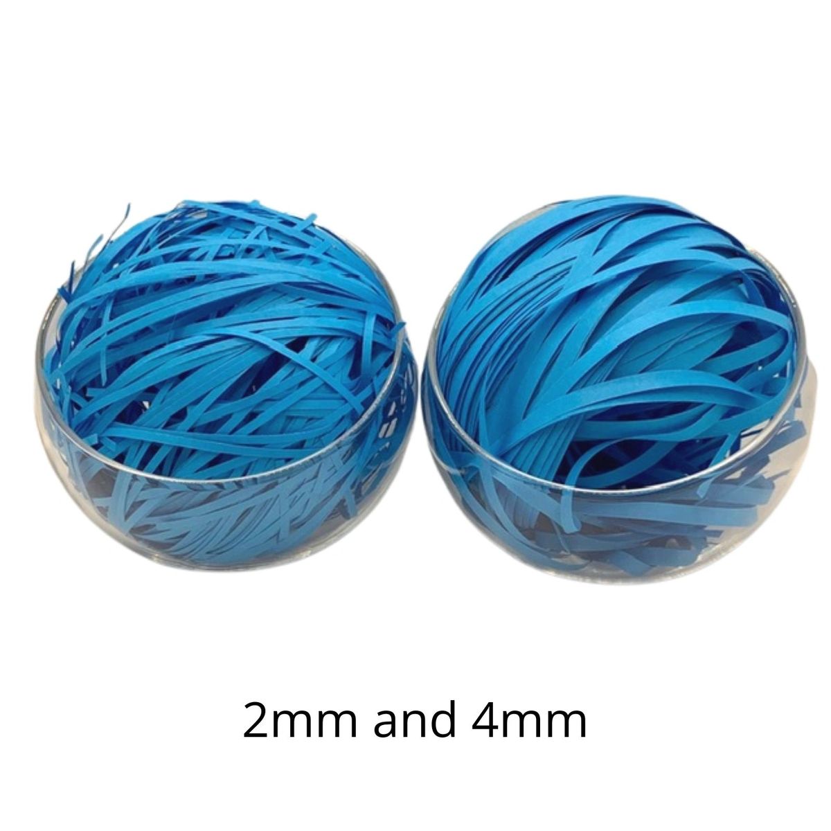 Blue Straight Cut Shredded Kraft Paper